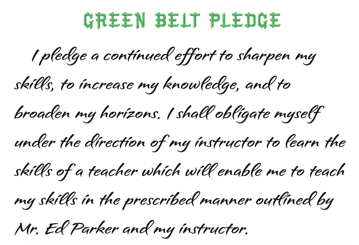 Green Belt Resources – Black Dragon American Kenpo
